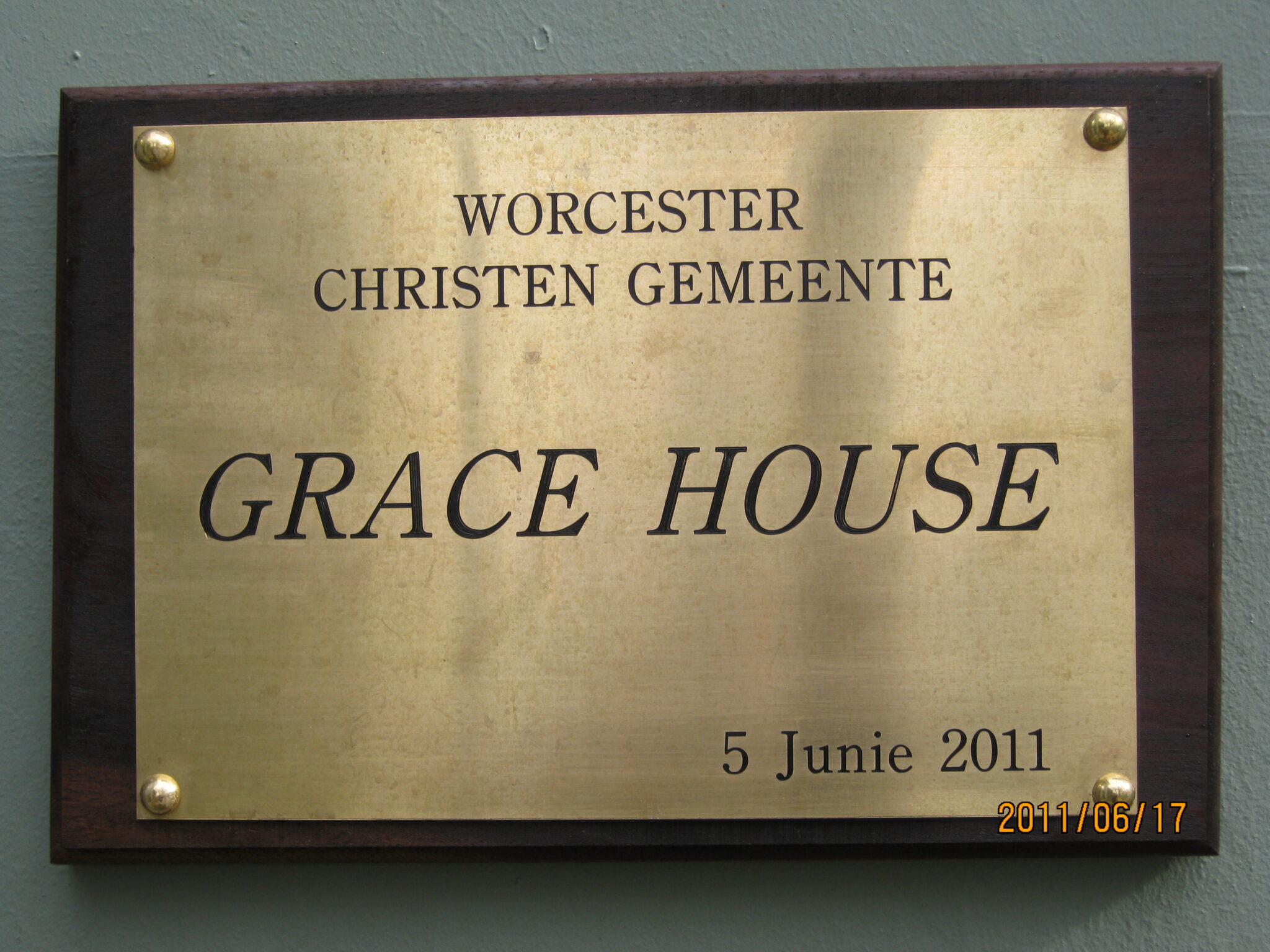 Grace House - Worcester Christen Gemeente
